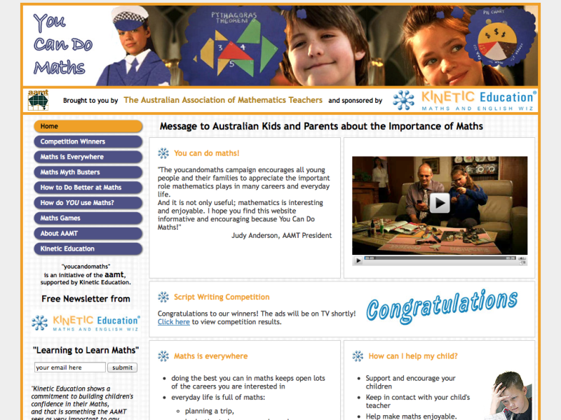 You Can Do Maths! - MathsLinks