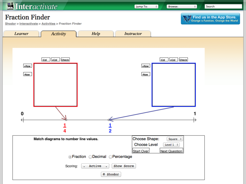 Fraction Finder - MathsLinks