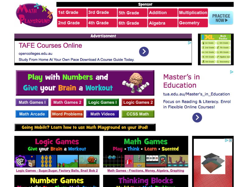Math Playground - MathsLinks