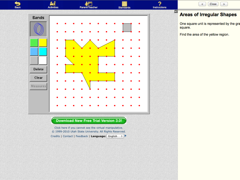 GeoBoard - Area and Perimeter - MathsLinks