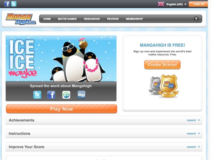 Ice Ice Maybe - Mangahigh - MathsLinks