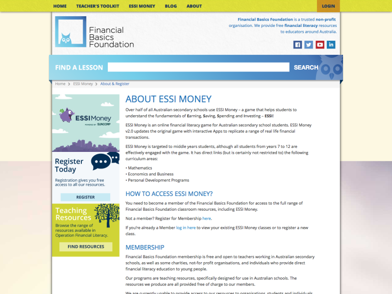 ESSI Money Game - MathsLinks