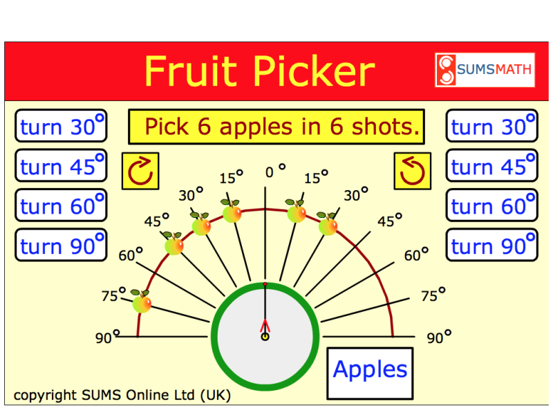 Fruit Picker - MathsLinks