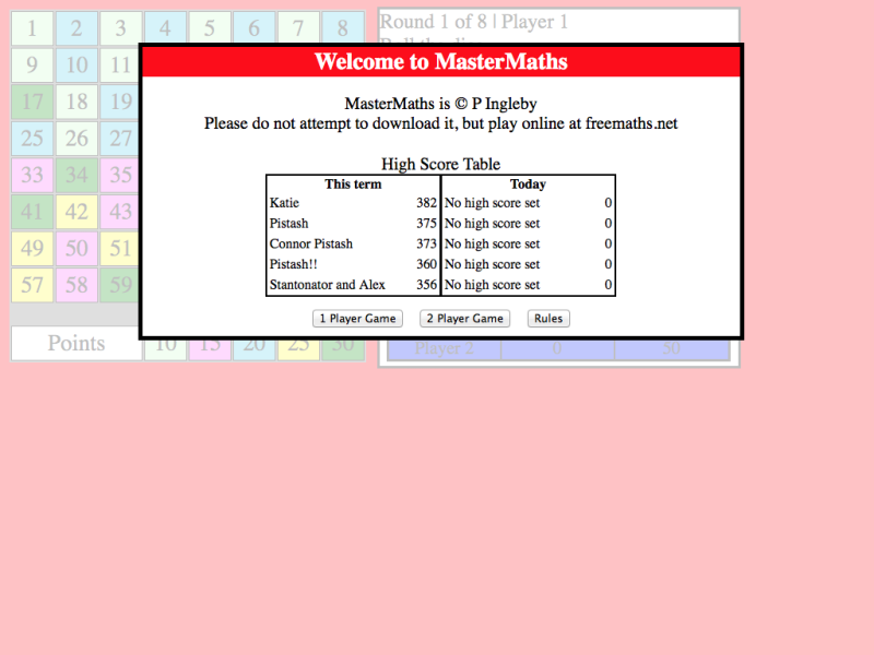 Mastermaths - MathsLinks