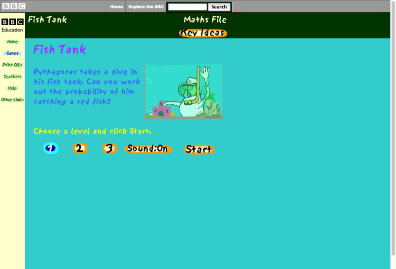 Fish Tank - MathsLinks