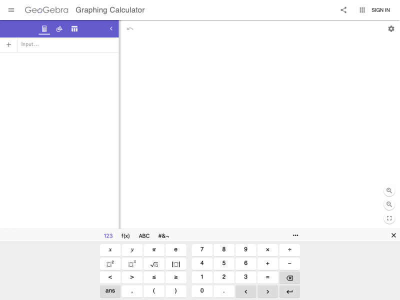 GeoGebra Applet Start - MathsLinks