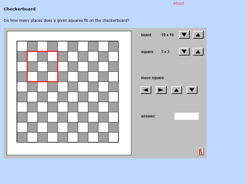 Checkerboard - MathsLinks