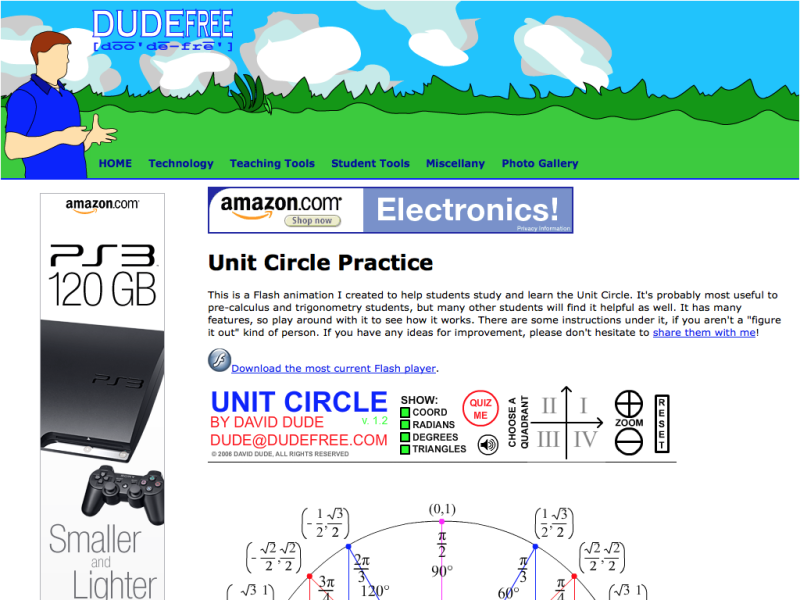 Unit Circle Practice - MathsLinks