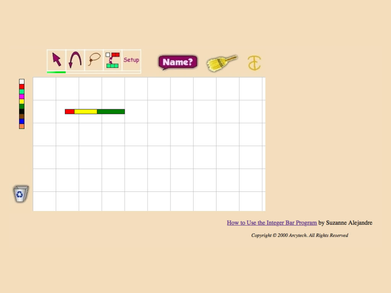 Integer Bars: Learning Fractions and more with On-line Manipulatives ...