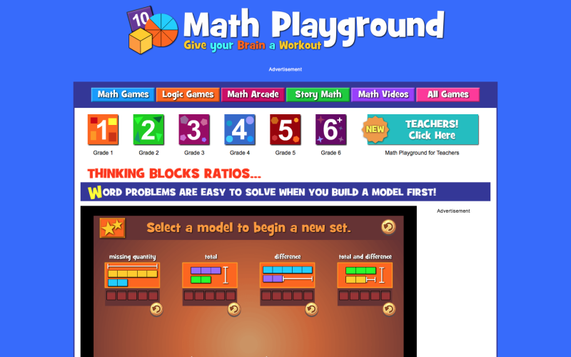 Thinking Blocks - MathsLinks