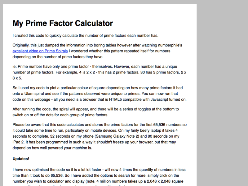 Prime Factor Calculator - MathsLinks