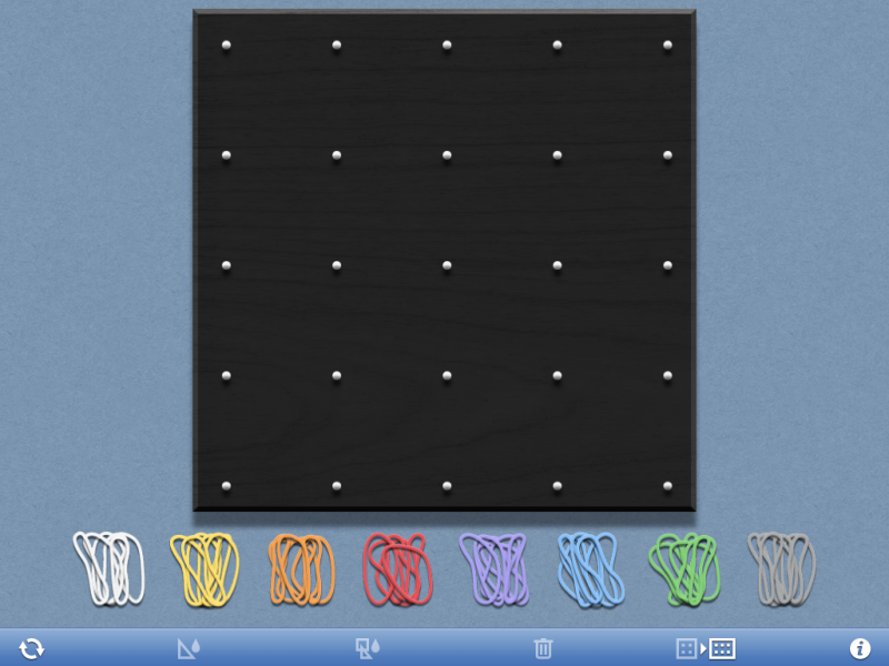 Geoboard, by The Math Learning Centre (web) - MathsLinks