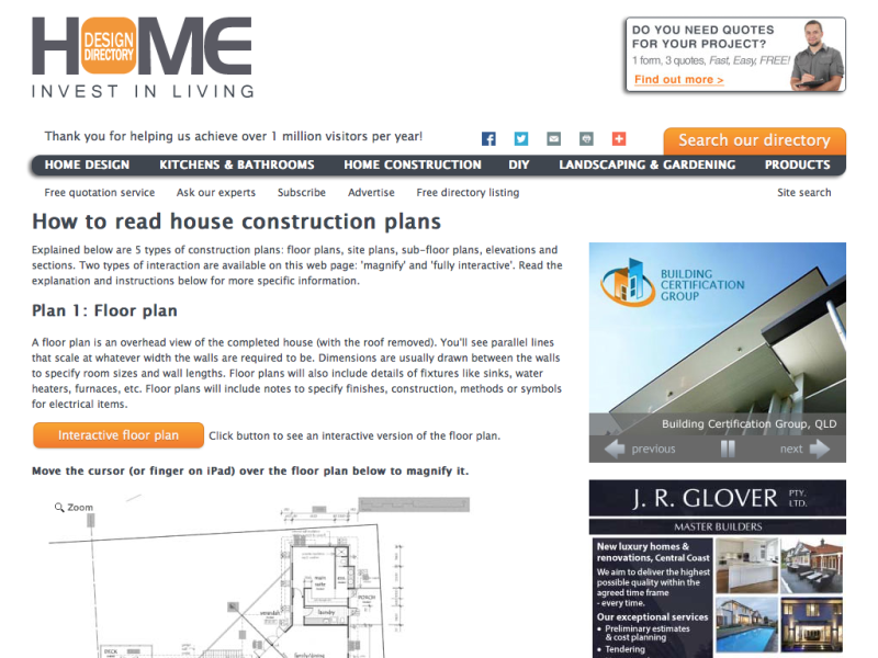 How To Read House Construction Plans Mathslinks