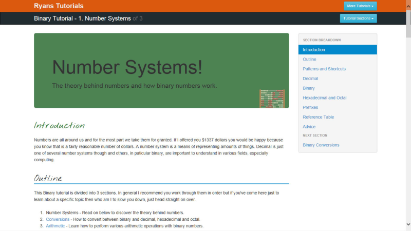 Binary Tutorial - MathsLinks