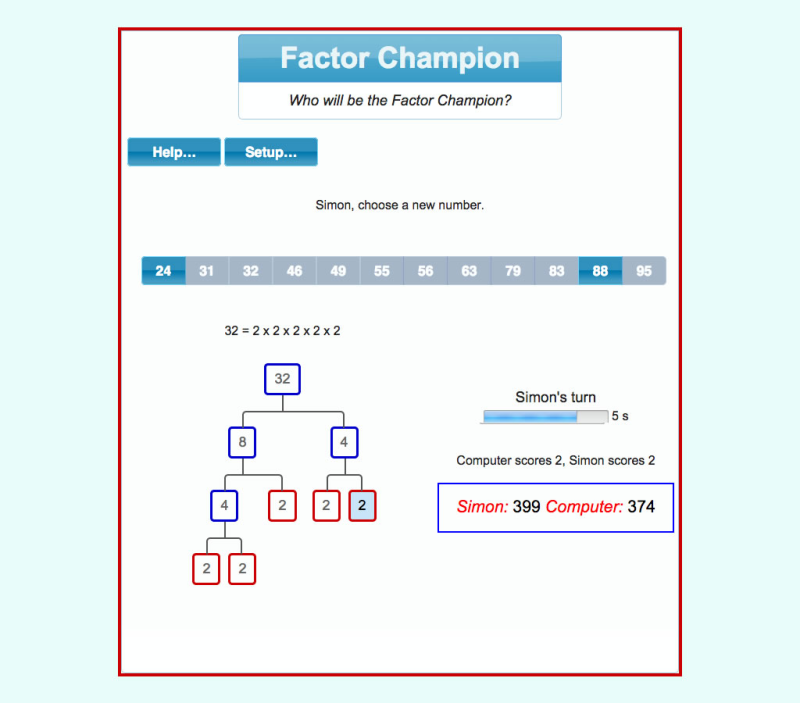 Factor Champion - MathsLinks