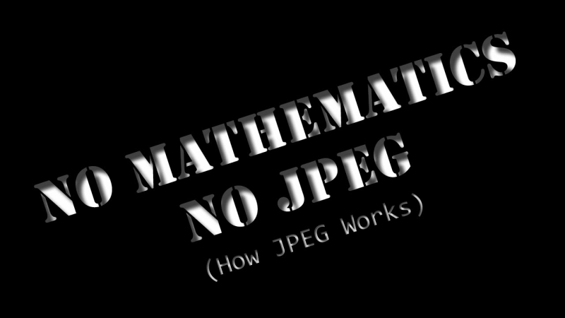 How JPEG works - MathsLinks