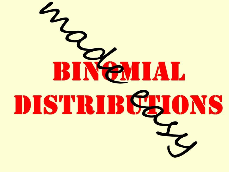 Binomial distributions made easy - MathsLinks