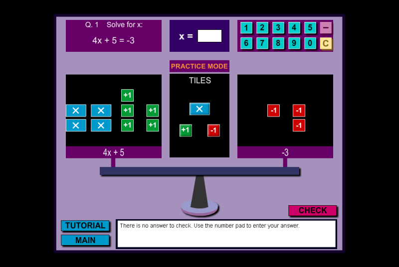 Model and solve algebra equations - MathsLinks
