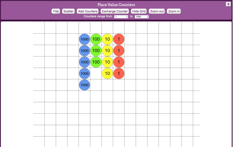 Place Value Counters - MathsLinks