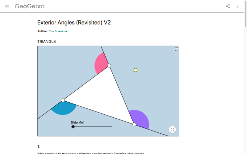 Exterior angles - MathsLinks