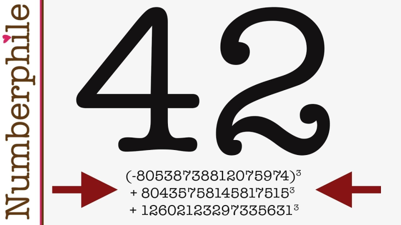 The Mystery of 42 is Solved - MathsLinks