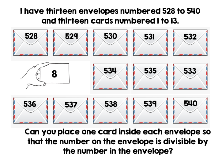 Divisibility puzzle - MathsLinks