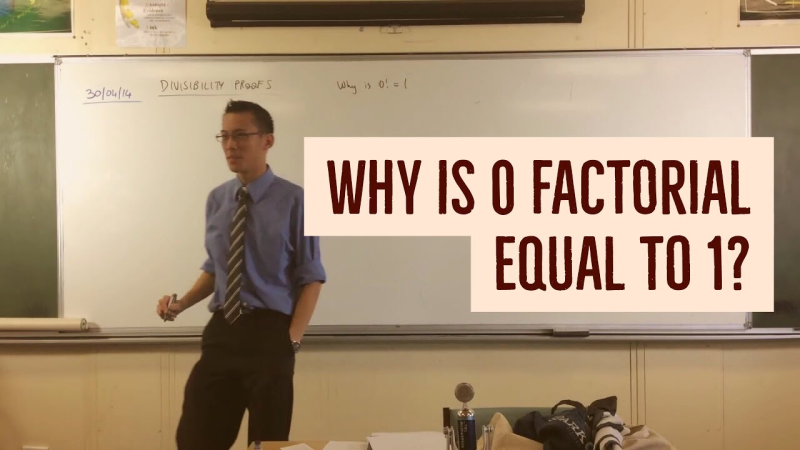 Why is 0! = 1? - MathsLinks