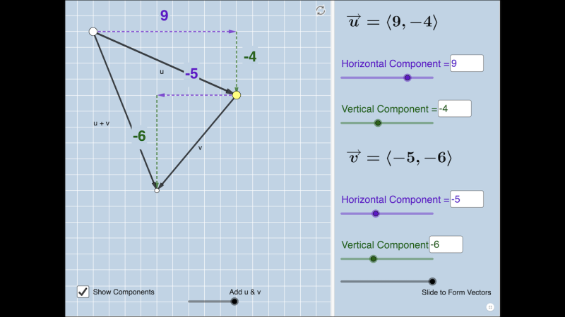 Adding Vectors Geometrically - MathsLinks