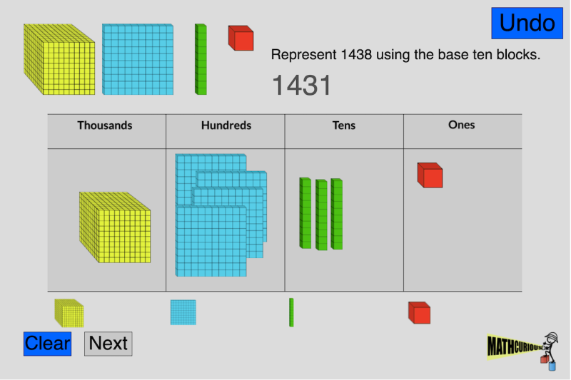 Number builder 4D - MathsLinks