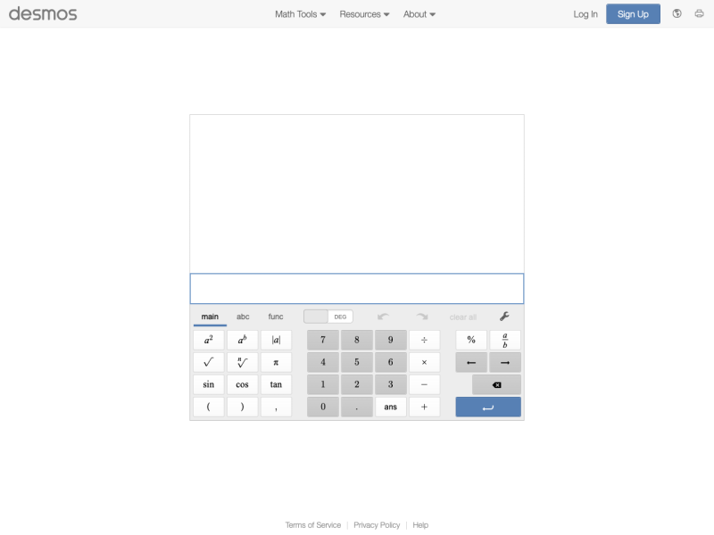 Desmos Scientific Calculator - MathsLinks
