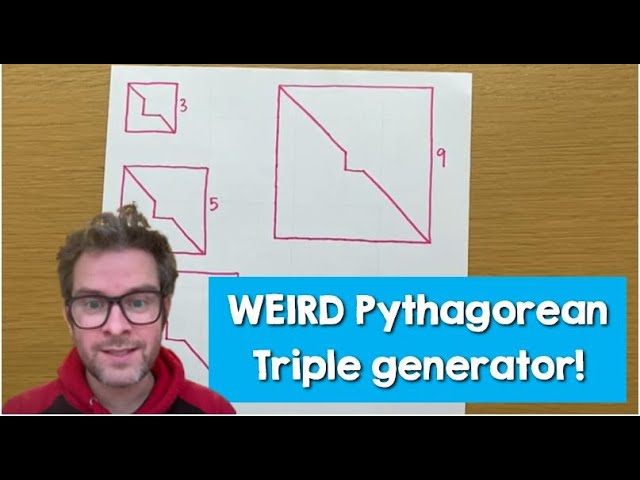 Weird shapes giving Pythagorean triples?! - MathsLinks