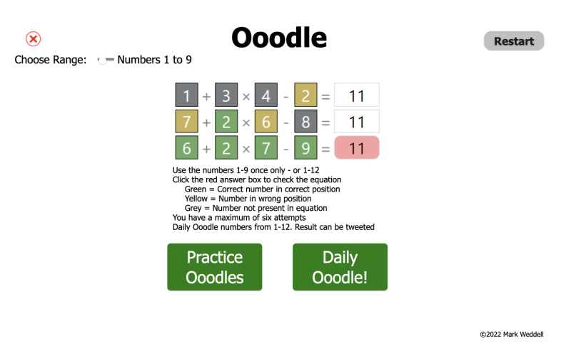 Ooodle - MathsLinks