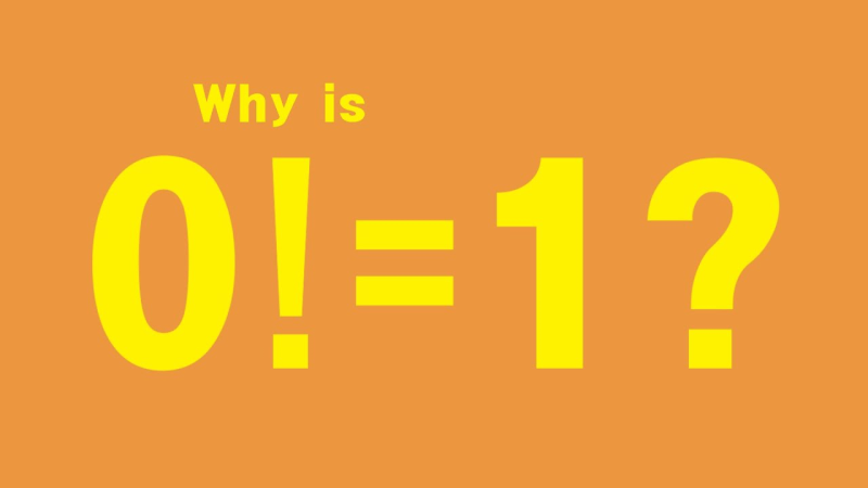 Why is 0! = 1? Zero Factorial - MathsLinks