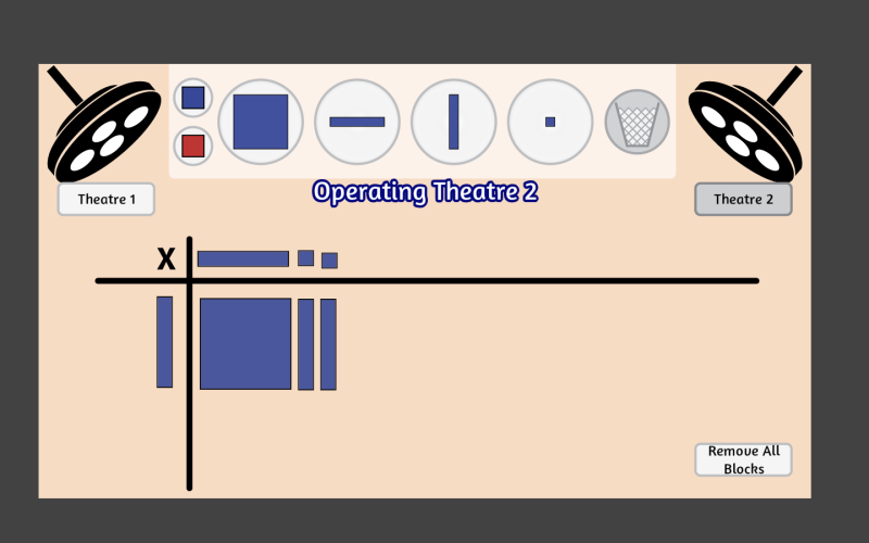 Algebra Tiles operating theatre - MathsLinks