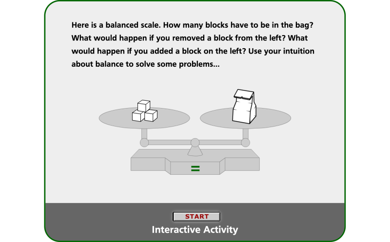 Balancing Scales To Solve Equations - MathsLinks