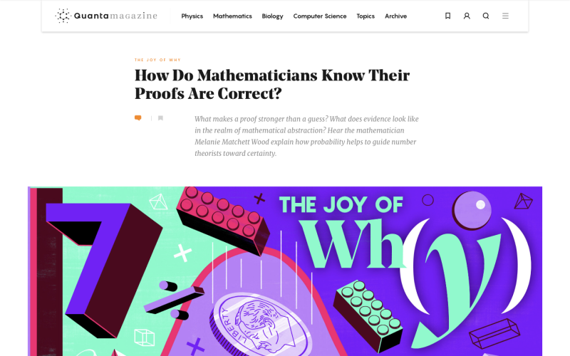 How Do Mathematicians Know Their Proofs Are Correct? - MathsLinks