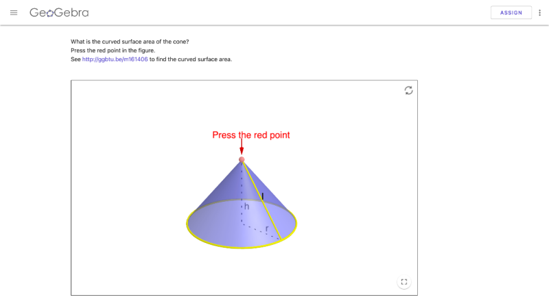 Curved Surface Area of Cones - MathsLinks