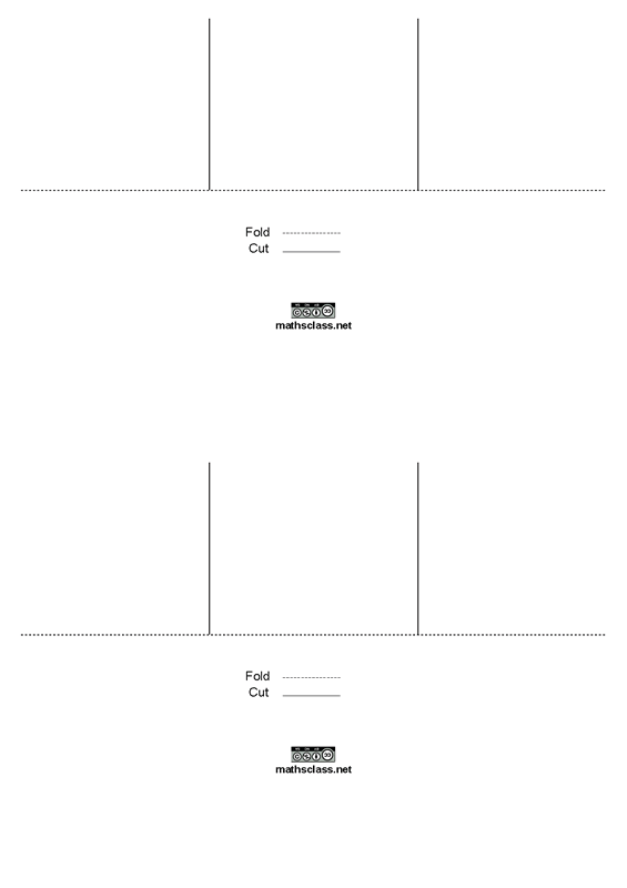 Foldable templates - MathsFaculty